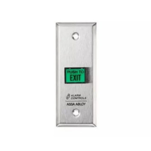 Narrow Request to Exit Illuminated Button - Zions Security Alarms Narrow Request to Exit Illuminated Button - Zions Security Alarms