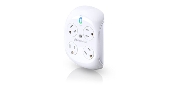 Surge Protected 360° Electrical Outlet - Zions Security Alarms