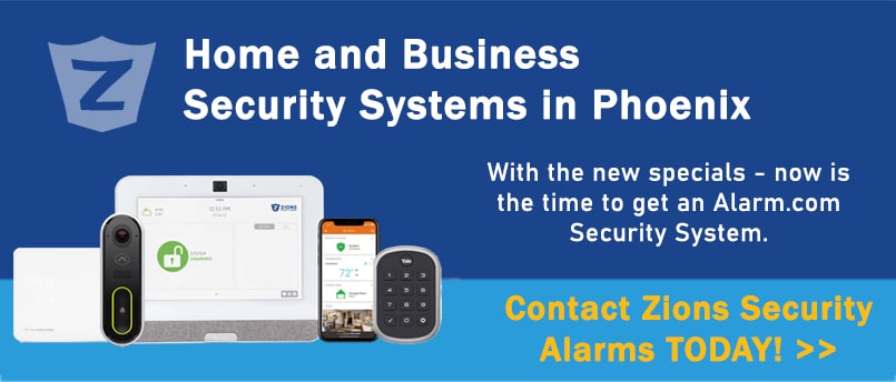 Home Security Systems in Phoenix | Zions Security Alarms