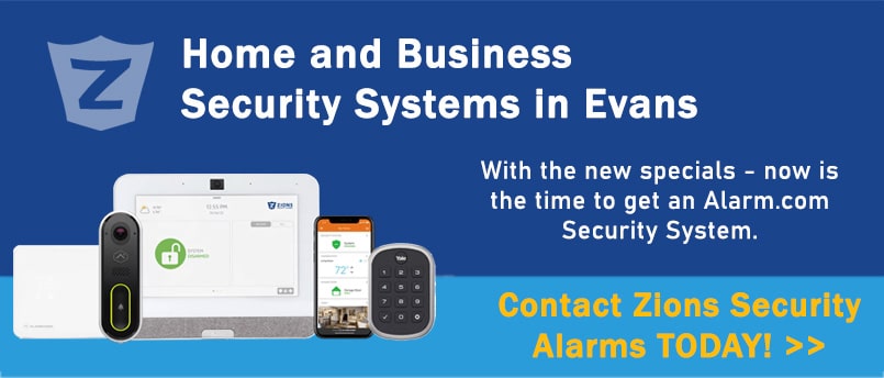 Home Security Systems in Evans | Zions Security Alarms